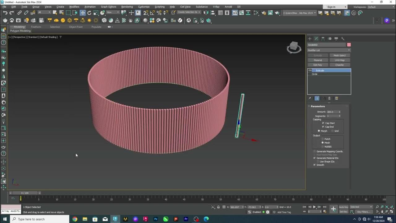 Learn how to evenly distribute objects in 3ds Max with the Spacing Tool! - YouTube