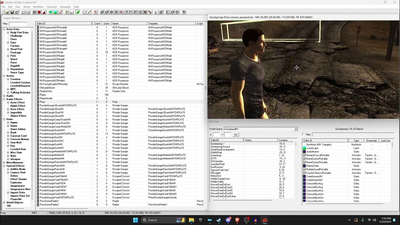 Fallout 3/NV GECK - Dialogue & Lip Sync - YouTube