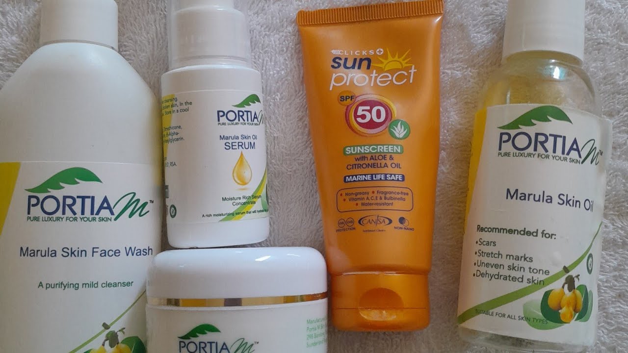 Day time skincare routine for spotless skin | ft Portia M | Namibian ...