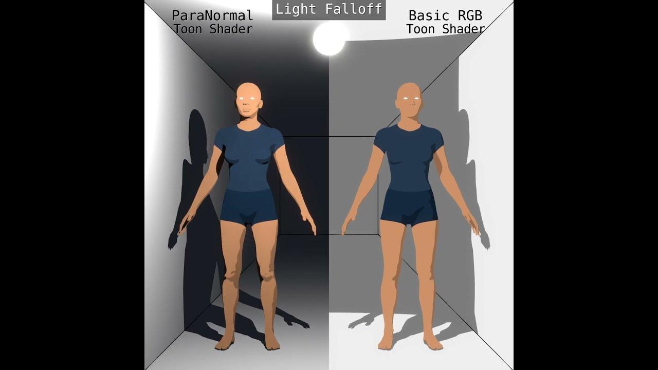 ParaNormal Toon Shader – Lighting Demo - YouTube