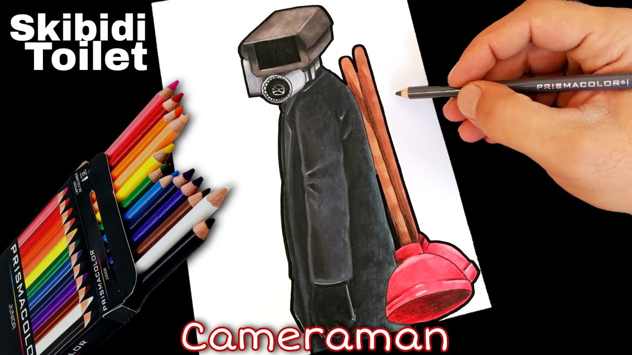 Como Dibujar Skibidi Toilet ( CAMERAMAN ) capitulo 48 | how to draw ...