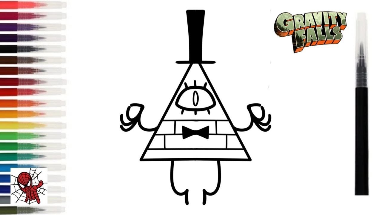 How to Draw Bill from Gravity Falls Draw Gravity Falls DIY pictures ...