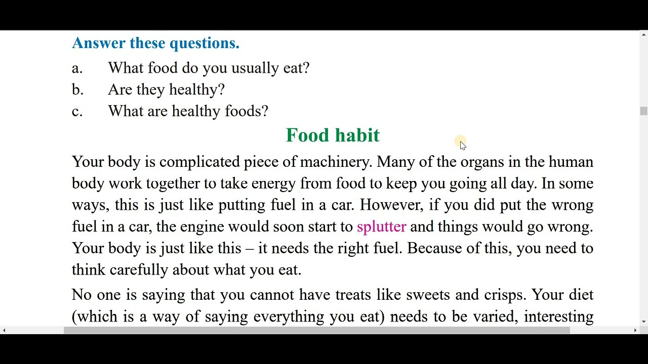 class 7 English unit 5/grade 7 english/unit 5/class 7 english chapter 5 ...