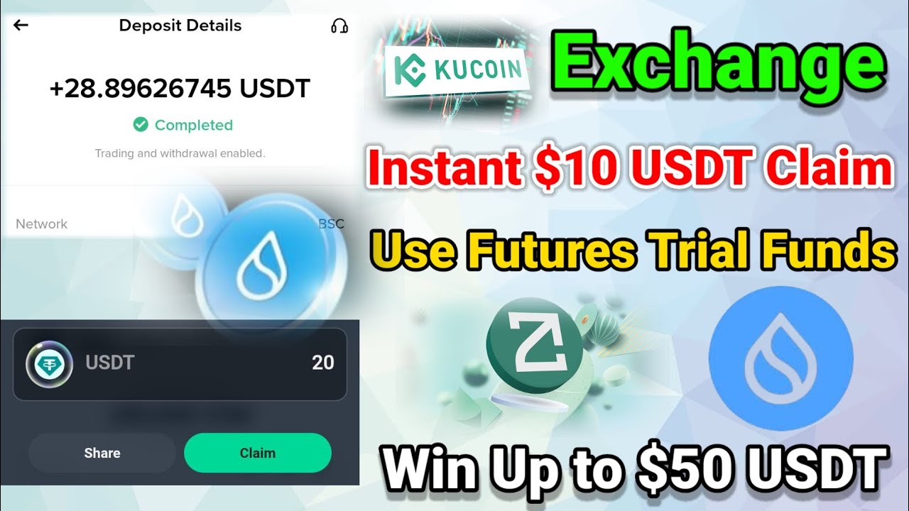 Use Futures Trial Funds Instant $10 Claim Win Up to $50 USDT Multiple ...