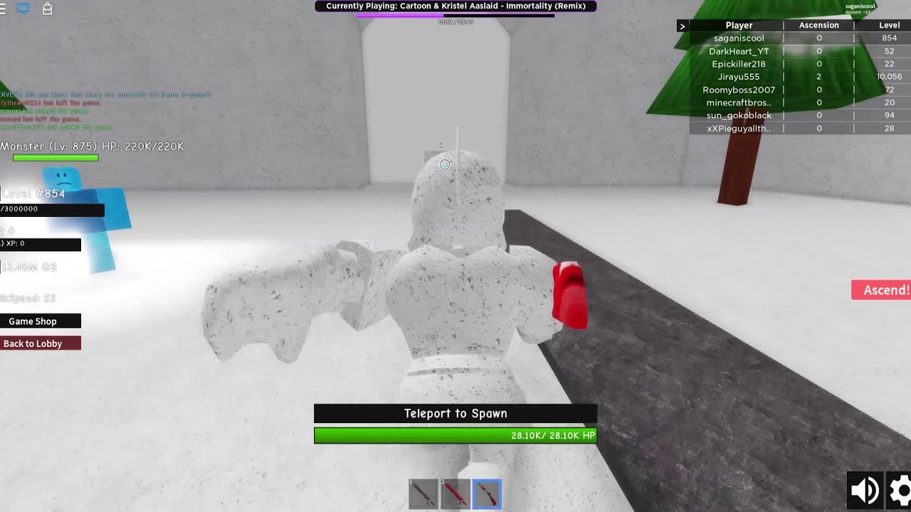 Roblox INFINITY RPG #3 Ascending into a more powerful form - YouTube
