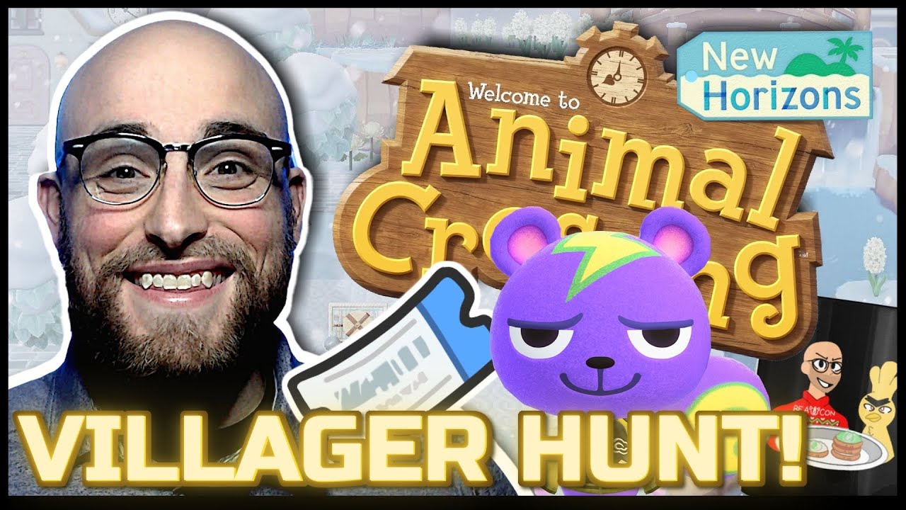 Tea With Nick! Animal Crossing New Horizons's Villager Hunting! Vivid ...