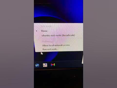 Run Tailscale Exit node on Windows - YouTube