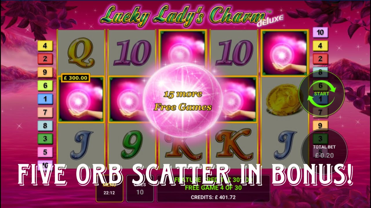FIVE ORB SCATTER IN BONUS ON 20p BET | Online Slots | Lady Lucky's ...