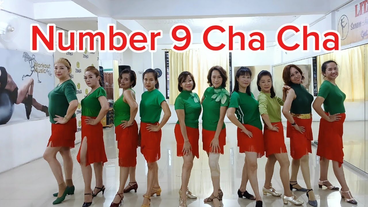 Number 9 Cha Cha Line Dance - YouTube