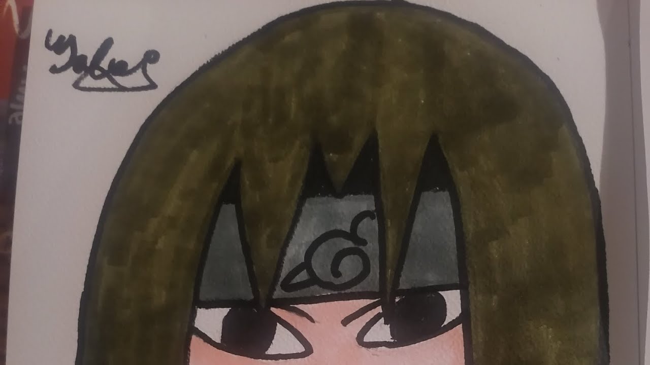 Draw Sasuki from the cartoon Naruto anime #anime #art #drawing - YouTube