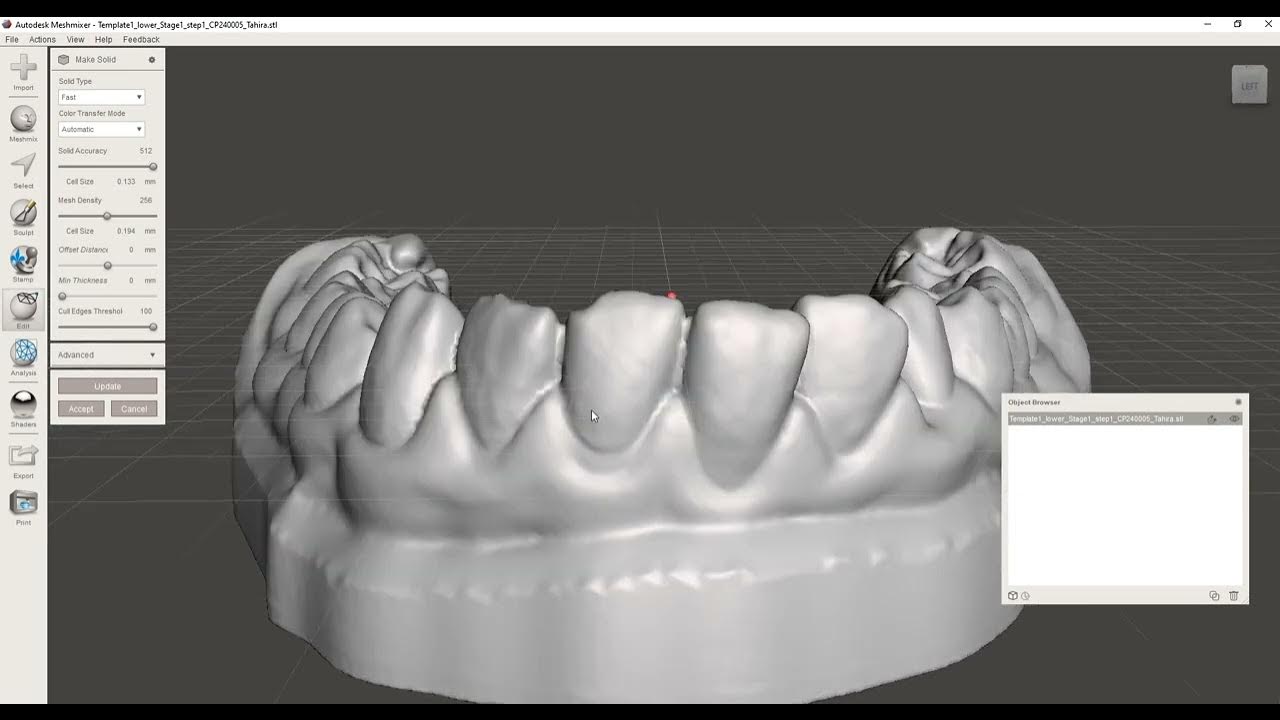Meshmixer - 'Make Solid' Function - YouTube
