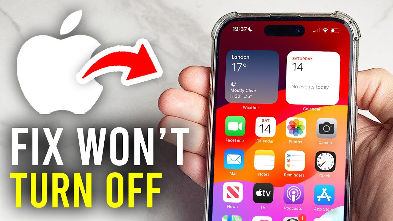 How To Fix iPhone Won't Turn Off - Full Guide - YouTube