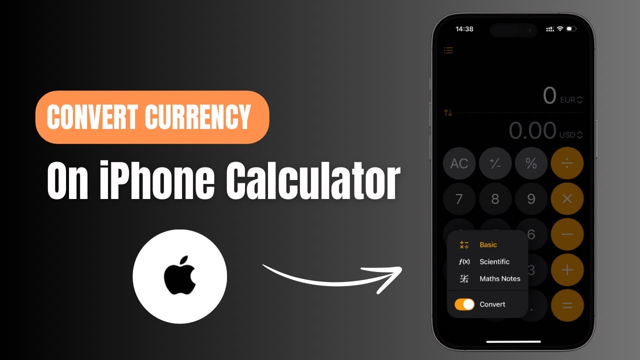How to Convert Currency Using the Calculator App on iPhone? - YouTube