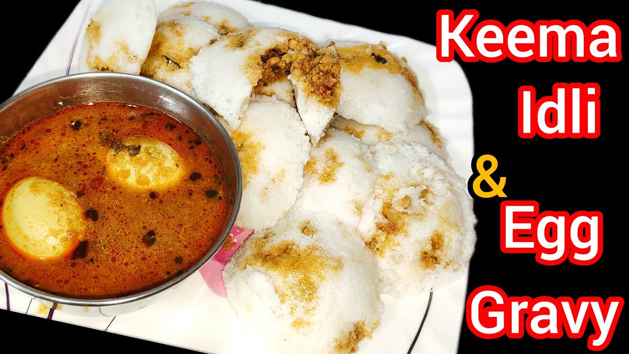 dinner combination recipe| chicken keema idli | egg gravy | dinner ...