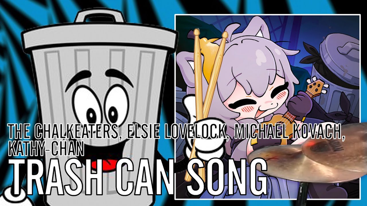 The Chalkeaters - Trash Can Song | Office Drummer [First Time Hearing ...