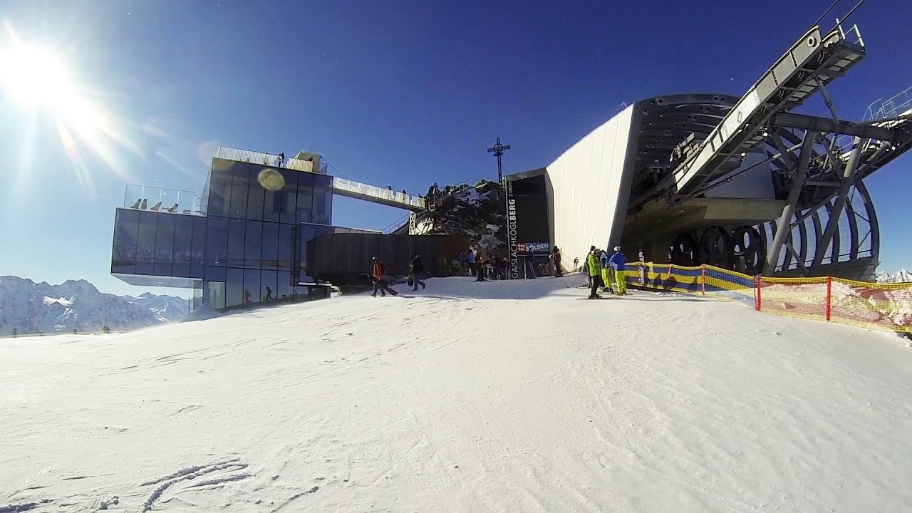 Skiing Sölden James Bond Spectre 007 Катаемся в Зельдене по трасам ...