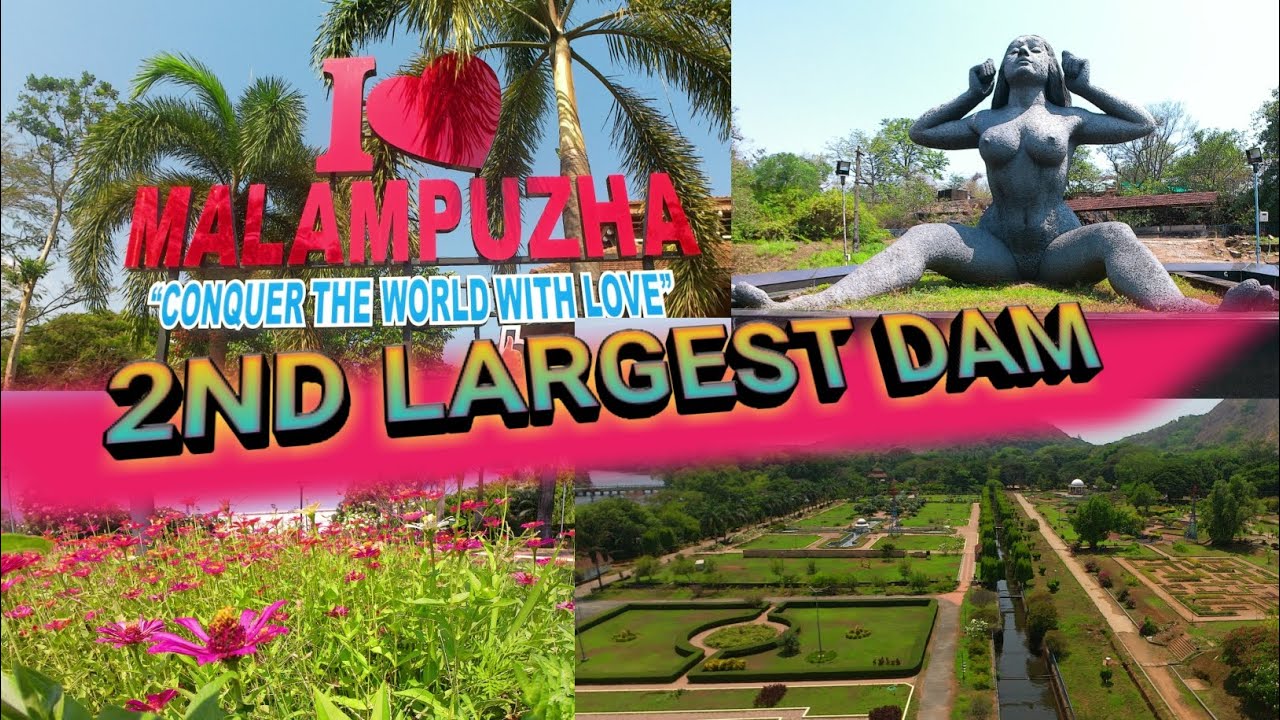 MALAMPUZHA DAM IN PALAKKAD IN KERALA, 2ND LARGEST DAM KERALA - YouTube