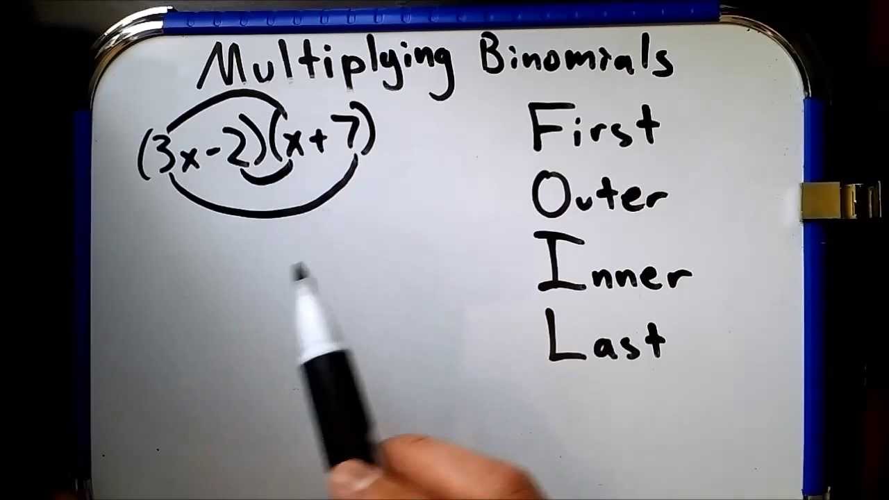 Multiplying Binomials using the FOIL Method - YouTube