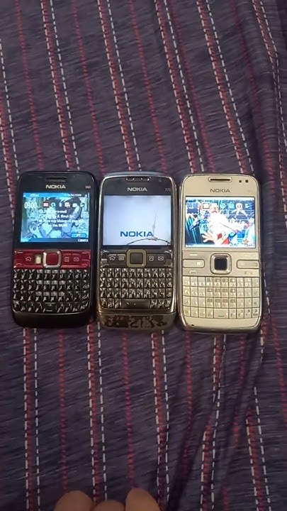 Nokia E63 vs E71 vs E72 startup and shutdown race - YouTube