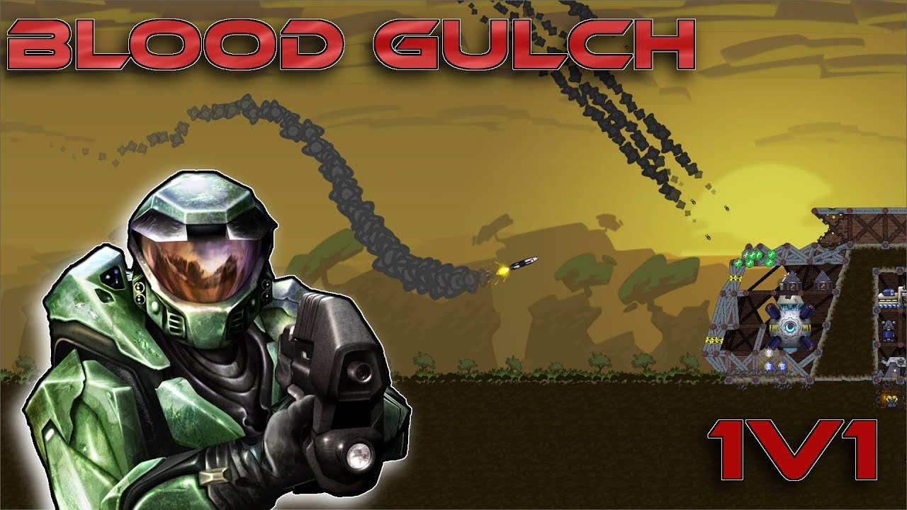 HALO Blood Gulch in Forts! (Community Map 1v1 Battle) - Forts RTS [74 ...