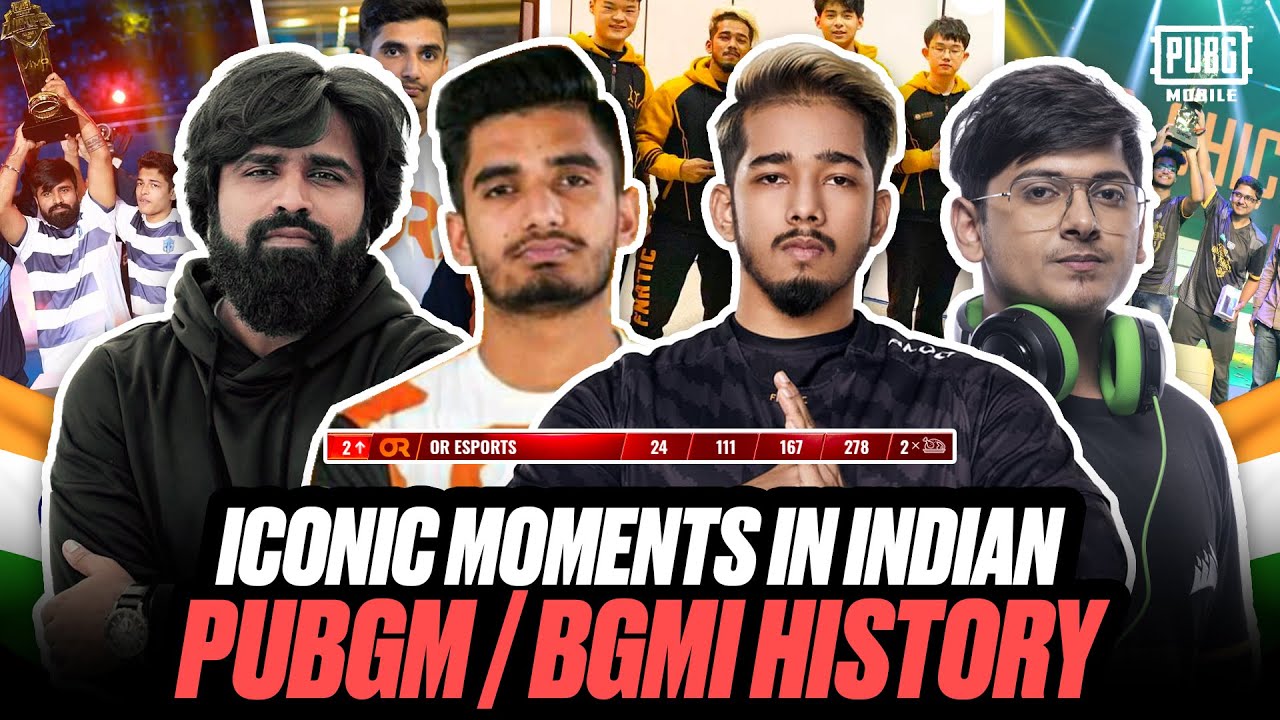 Defining Moments: India's Epic Journey in PUBG Mobile/BGMI History ...