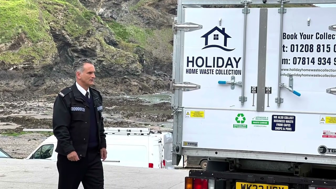 Doc Martin series 10 filming Pc Penhale - YouTube