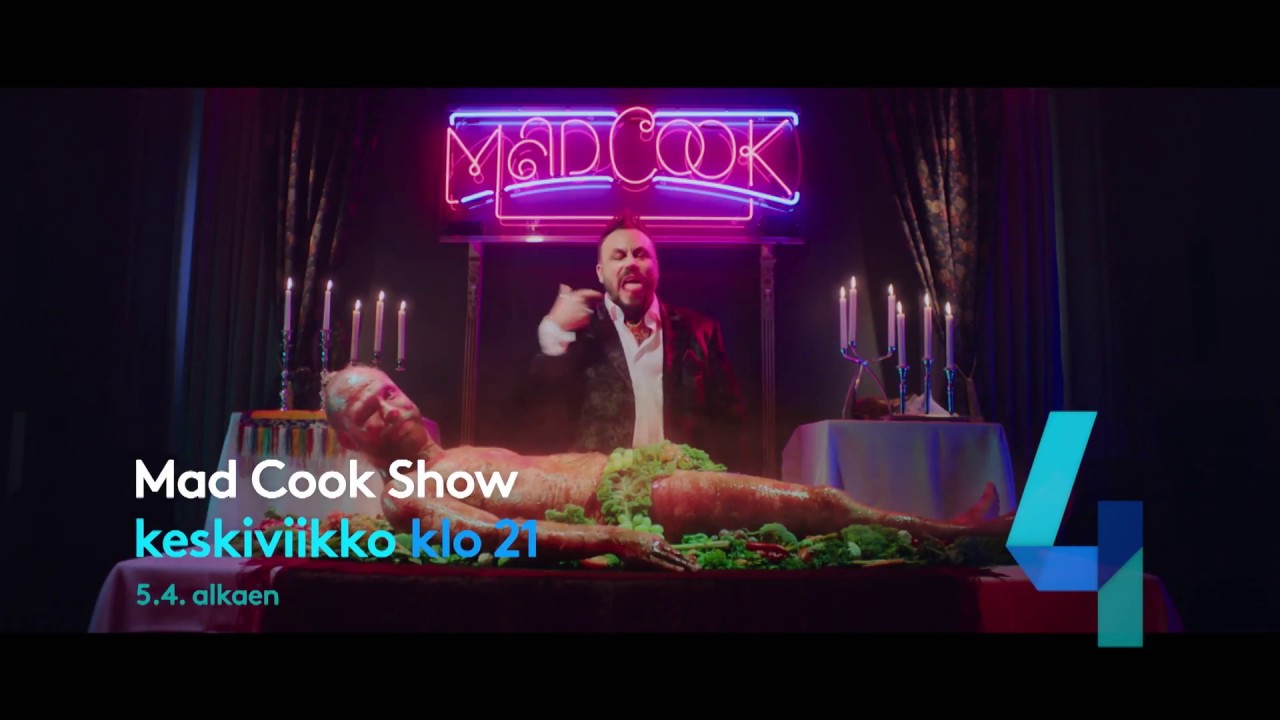 Mad Cook Show 5.4. alkaen ke klo 21 Nelosella - YouTube