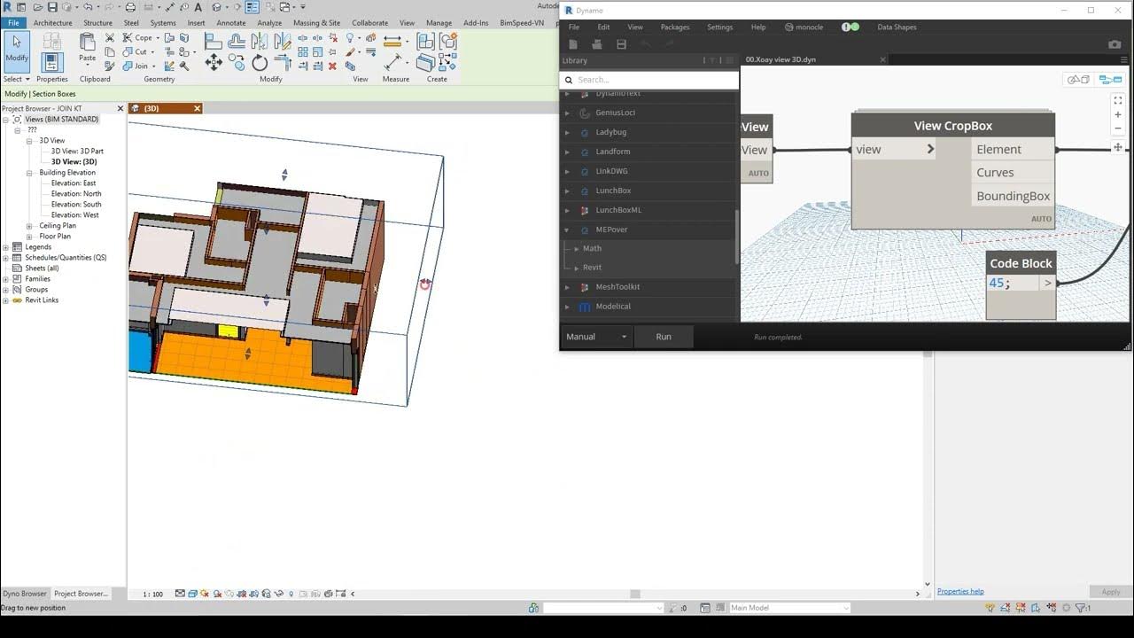 Section Box Rotation with Dynamo Revit / Xoay View 3D Section Box bằng Dynamo - YouTube