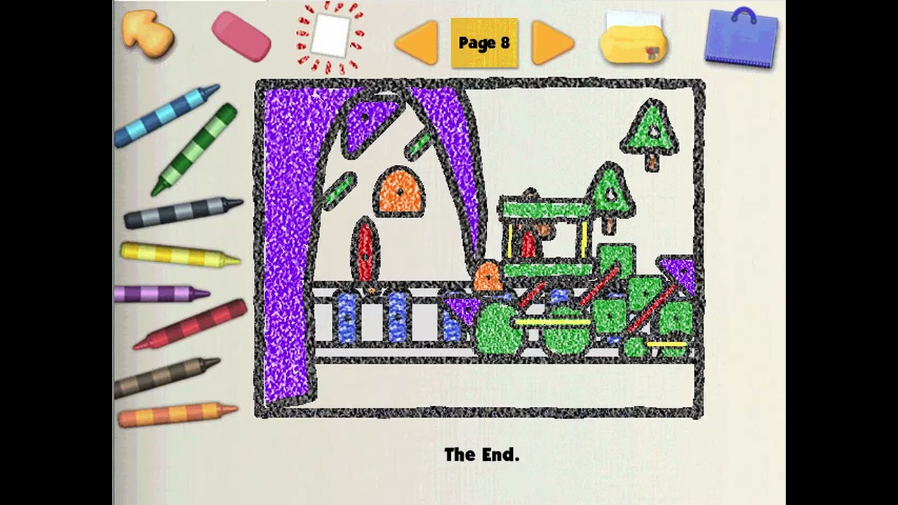 Blue's Clues: Blue's Art Time Activities (PC) Full Playthrough - YouTube