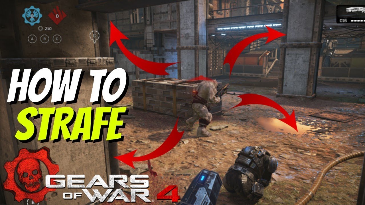 Gears of War 4: How to Strafe (Circle Strafe) (TIPS & TRICKS) - YouTube