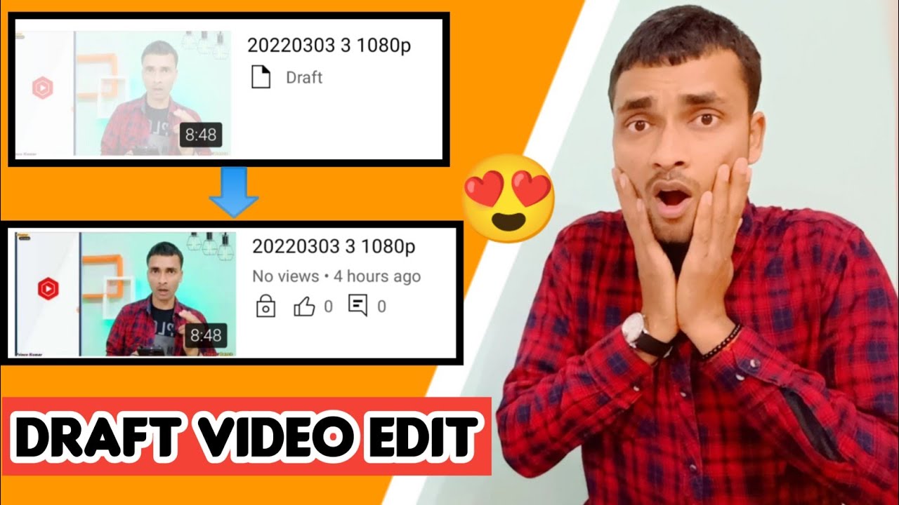 How to edit Draft video 2022😍 । How To Remove/Delete Draft Video ...