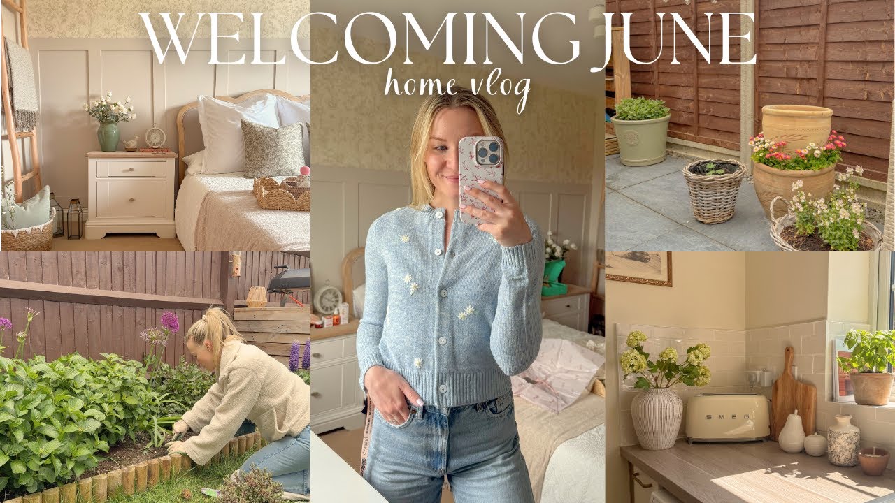 hello june | gardening, unboxing & new home purchase - YouTube
