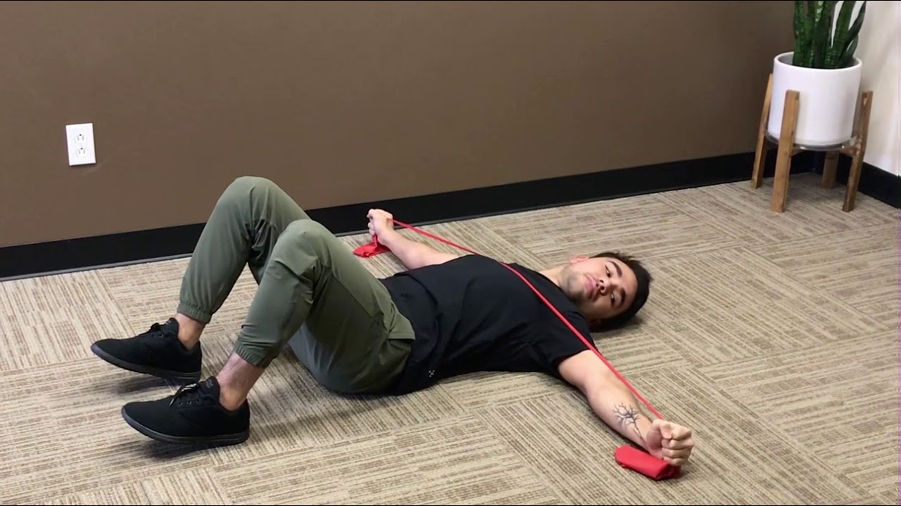 Supine pattern assisted neck rotations - YouTube