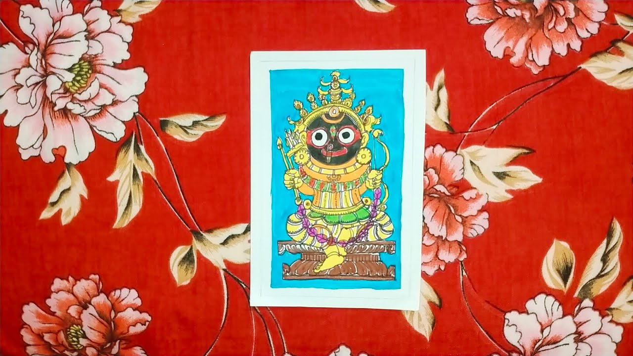 Jagannath Drawing Easy and Beautiful || How to draw lord Jagannath ...