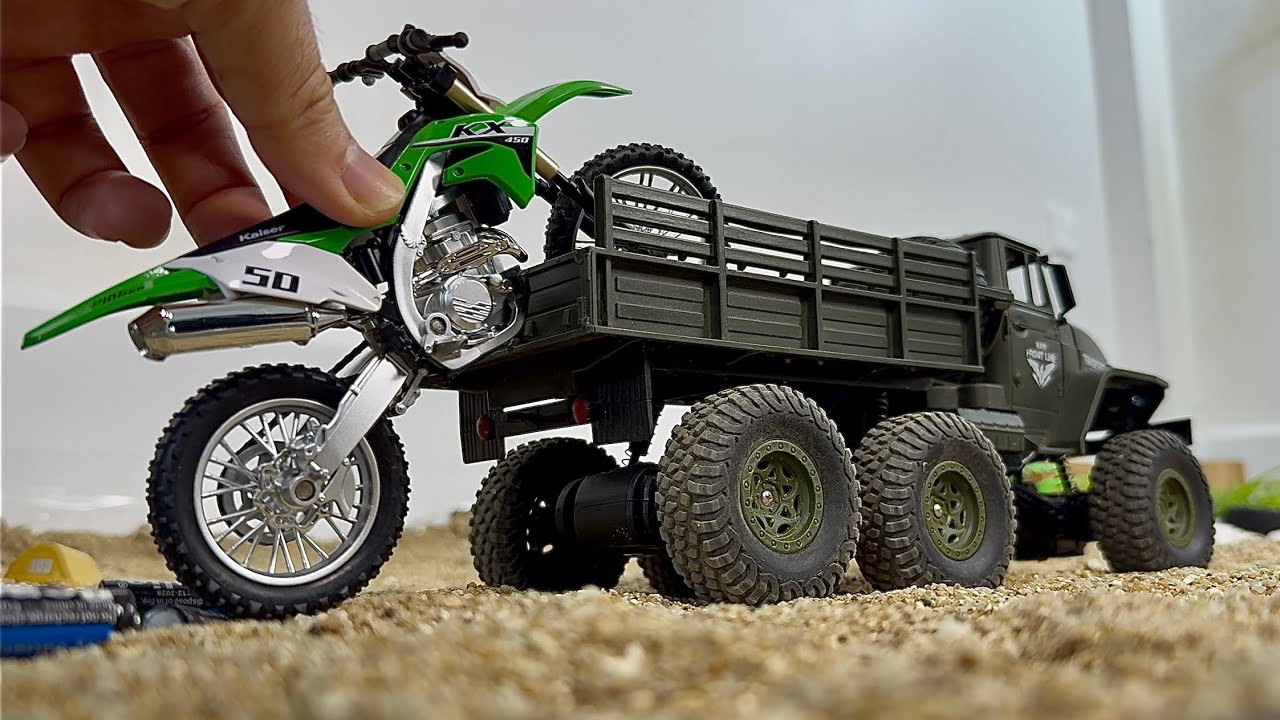 Kawasaki KX450F Delivered by Epic 6x6 Truck RC! | Extreme Off-Road ...