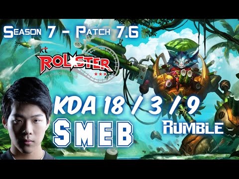 KT Smeb RUMBLE vs VLADIMIR Top - Patch 7.6 KR Ranked - YouTube