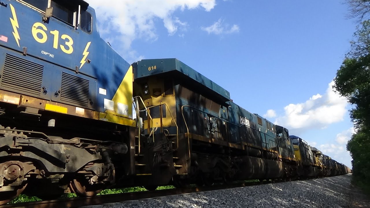 PRLX AC6000s! CSX 787 w/ Eight AC6000s For Scrap Leads Q580 on 7/10/20 ...
