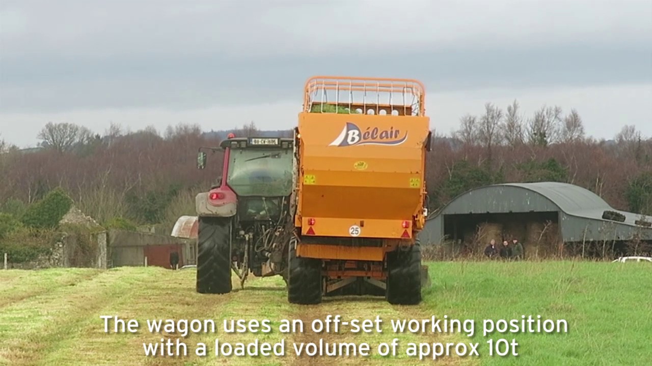 Belair zero grazing machine - YouTube