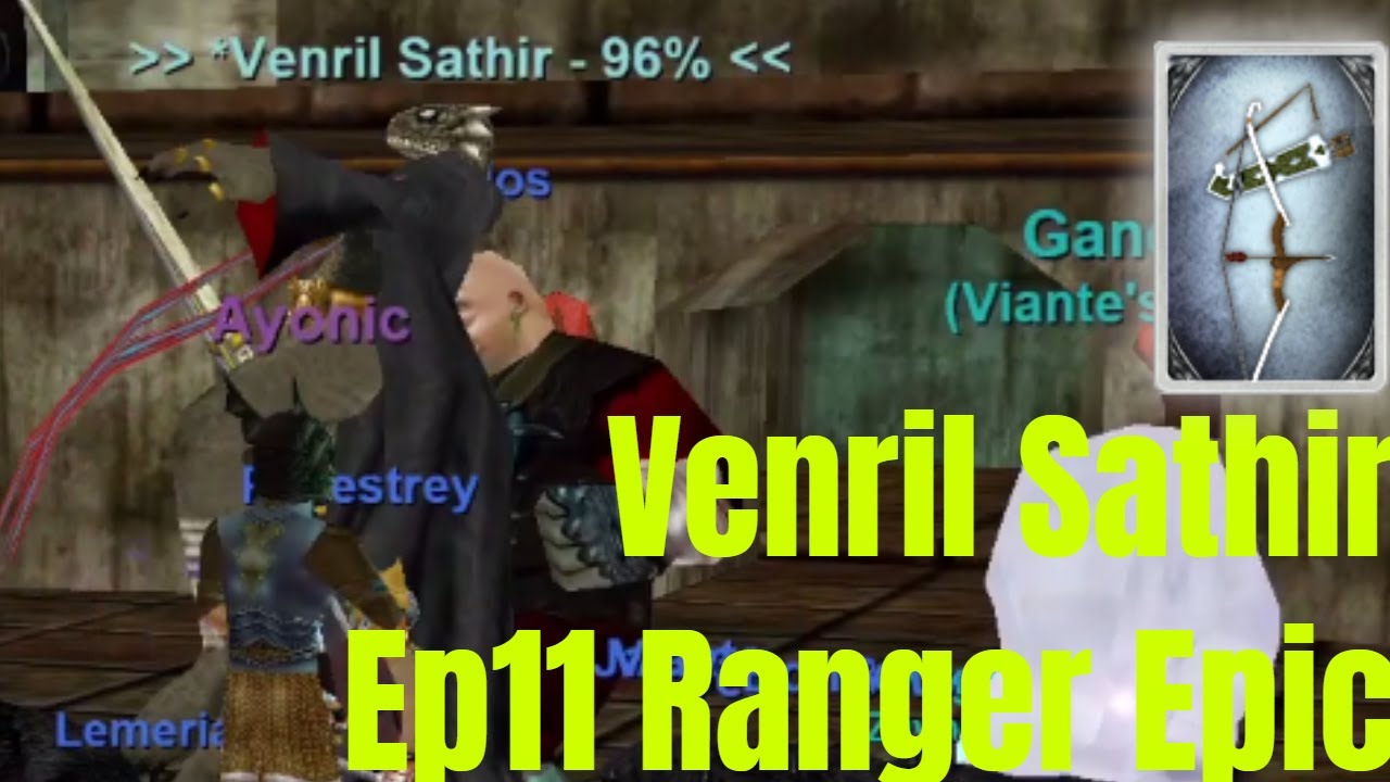 Ep11/17 Ranger Epic Venril Sathir Remains Kill EverQuest TLP - YouTube
