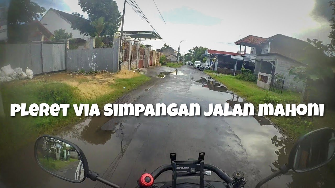 Perjalanan Menuju Situs Masjid Kauman Pleret Via Simpangan Jalan Mahoni ...