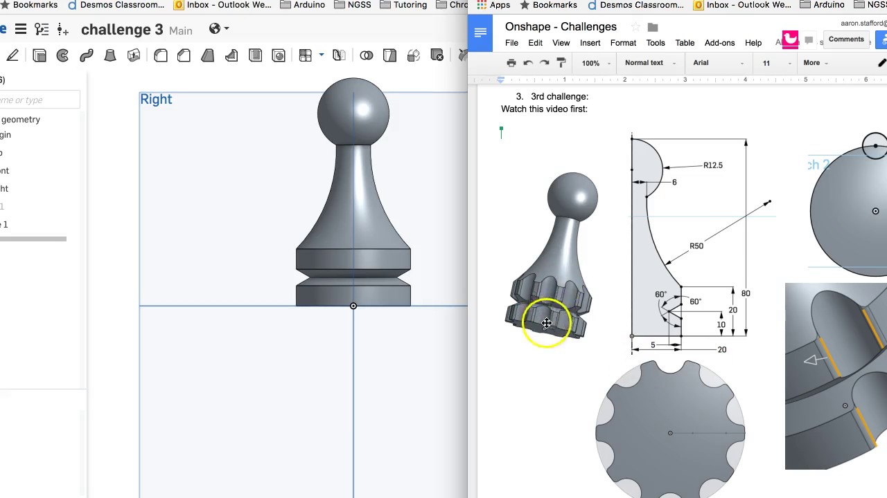 Onshape: Challenge 3 - YouTube