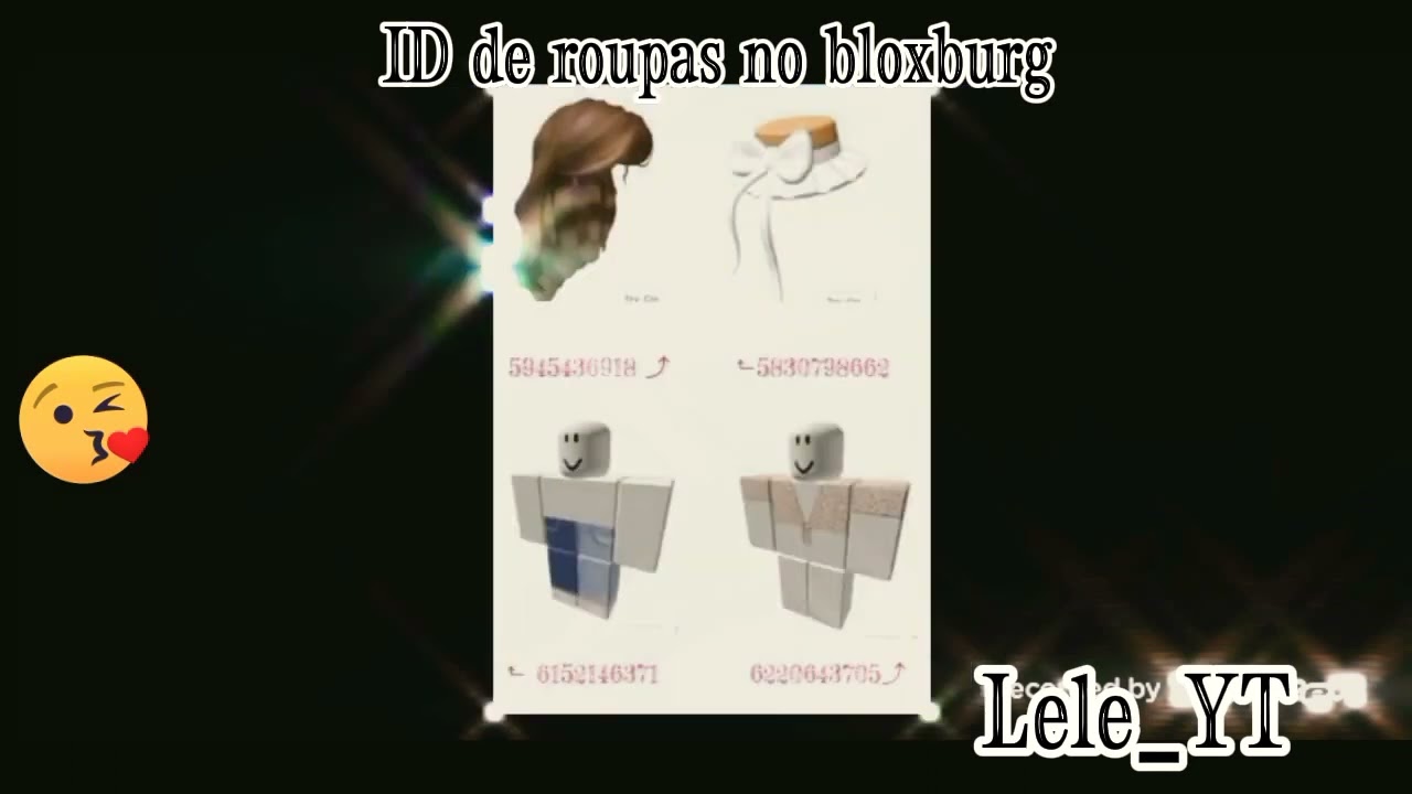 ID de roupas no bloxburg pt 1 - YouTube