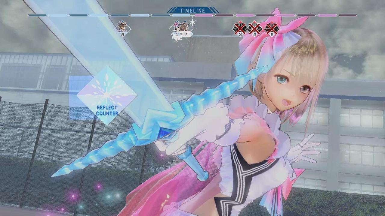 BLUE REFLECTION VS Teperith Boss Fight - YouTube