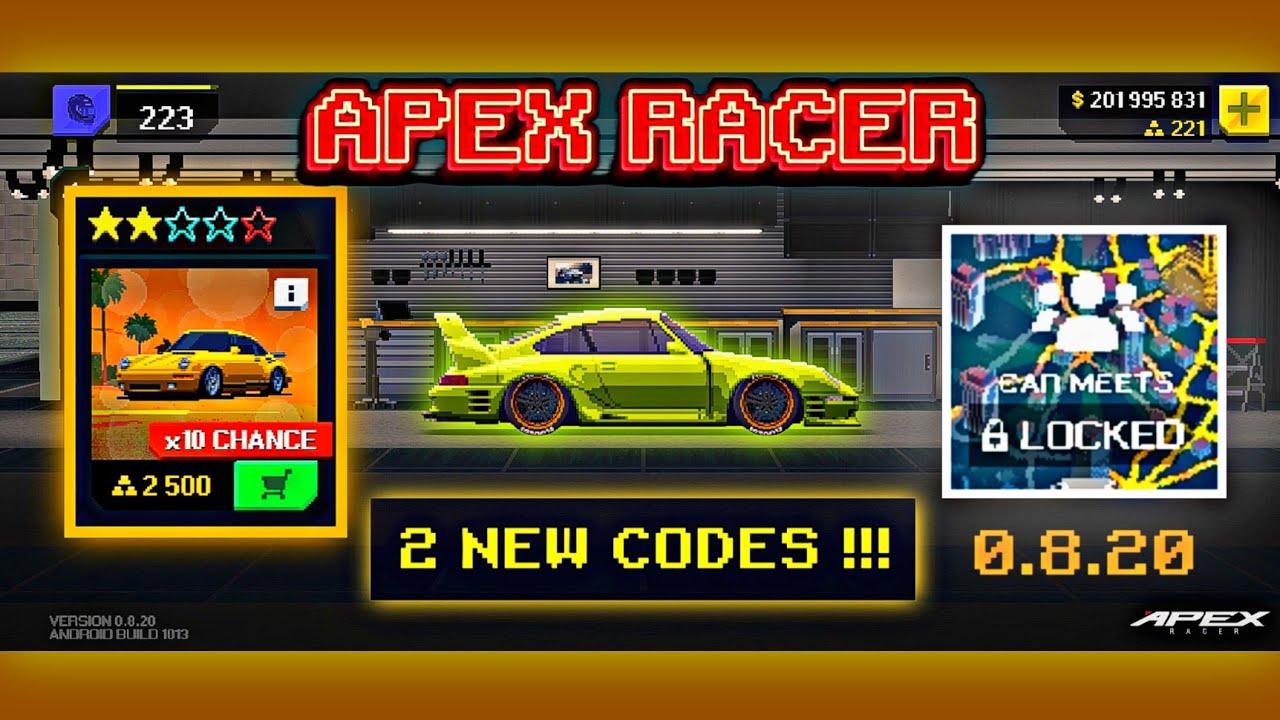 APEX RACER - CAR MEETS UPDATE !!! CODES are back || NEW RUF CARS || 0.8 ...
