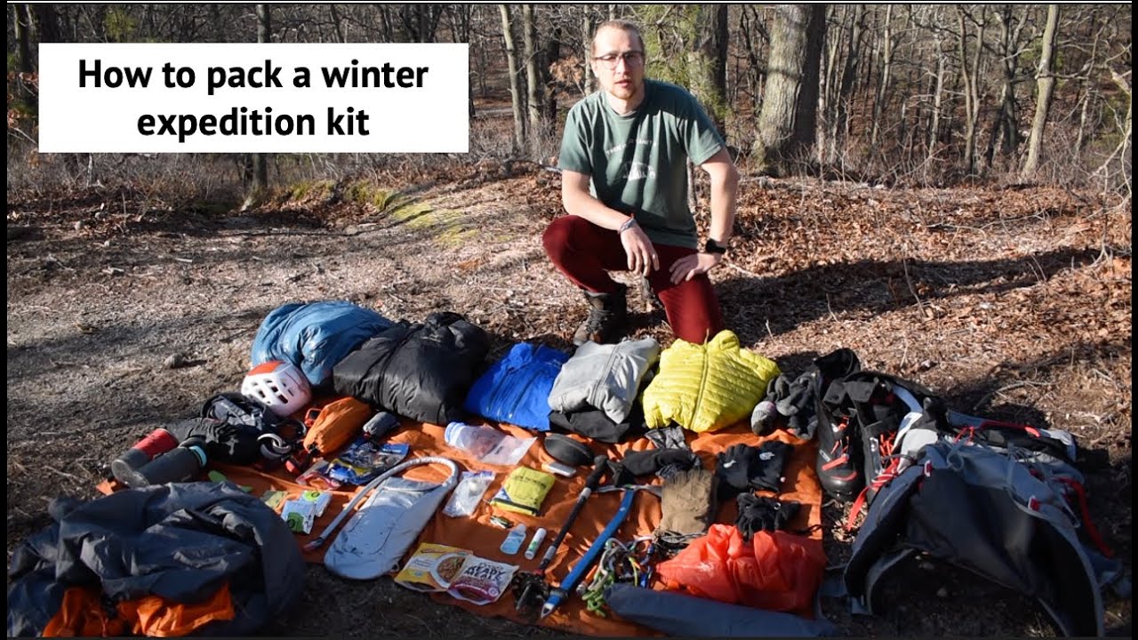 How to pack for a Winter expedition - YouTube