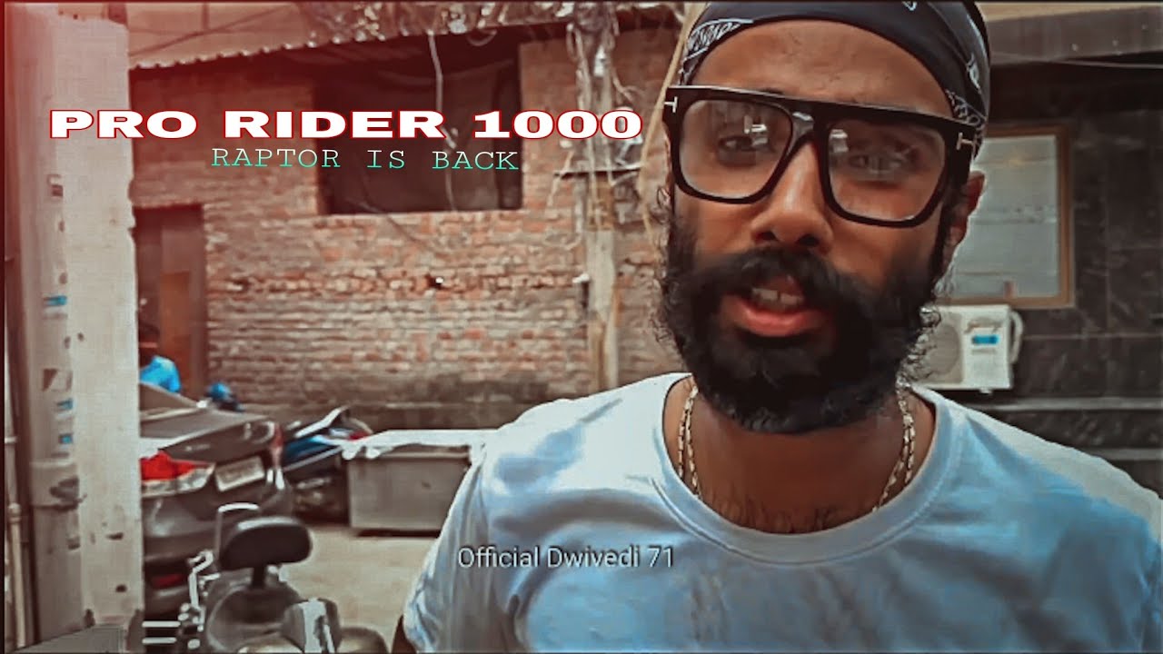 finally ️ Pro Rider 1000 zx10r Raptor is back ...