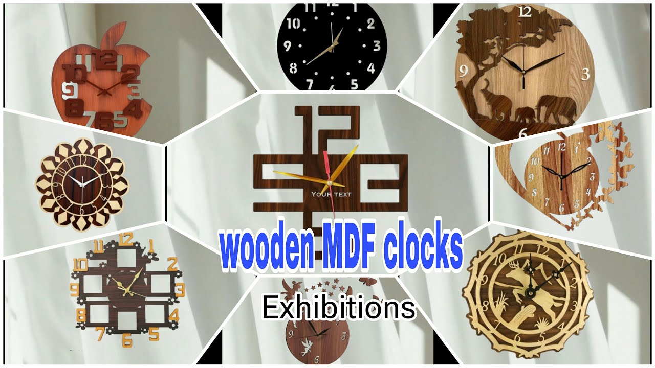 Let's dive into the art of creating stunning wooden MDF clocks! 🕰️ 🪑🚪 # ...