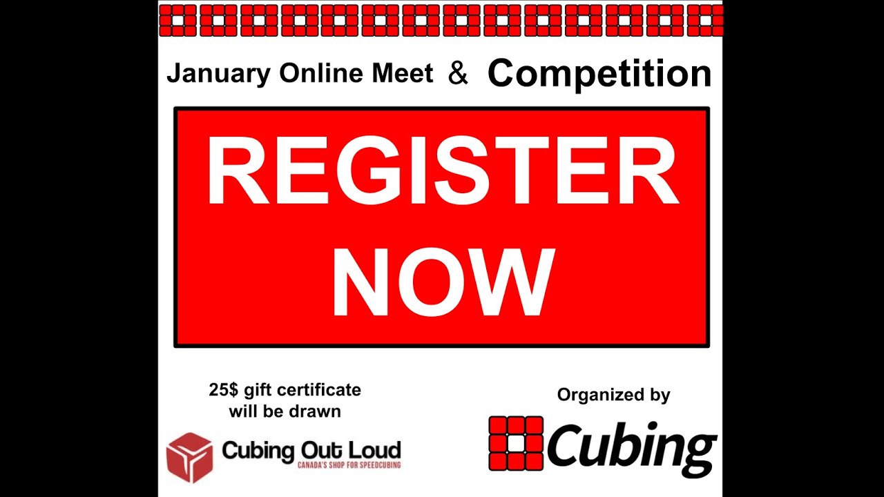 Announcing Ottawa Cubing January Online Competition & Meet - YouTube