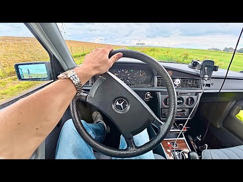1986 Mercedes-Benz W201 190D - POV DRIVE