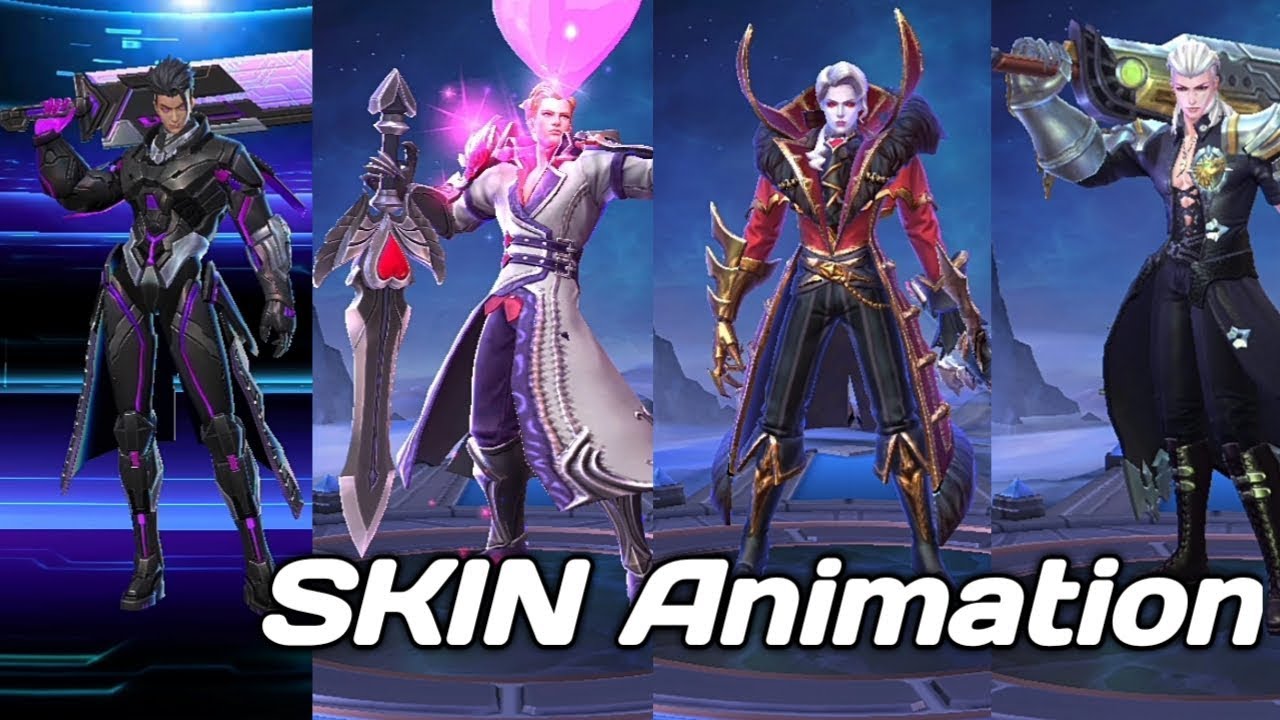 All Alucard Skin Display Animation (IOS, Android) | Mobile Legends ...